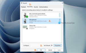 HP laptop internal microphone not working on Windows 11/10