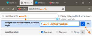 How to change Scrollbar width in Chrome and Firefox on Windows 11/10