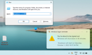 How to set up Windows Sleep Timer Shutdown in Windows 11/10