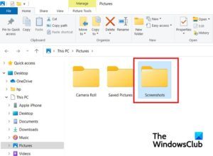 Where are Screenshots and Snips saved in Windows 11/10
