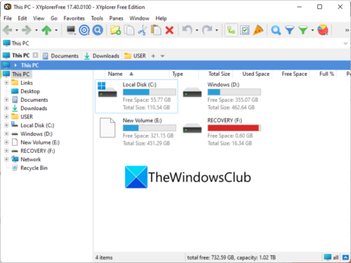 Best free Portable Explorer alternative File Manager program for Windows