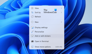 How to Enable and Use Desktop Stickers in Windows 11