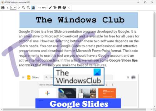 How to annotate a PDF on Windows 11/10