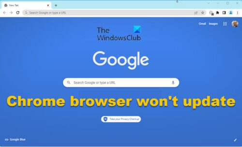Google Chrome won't update on Windows 11
