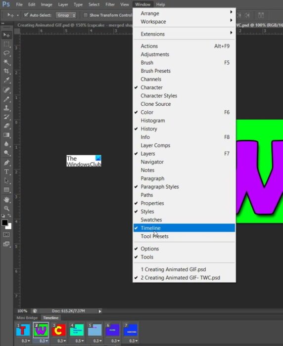 How to make an Animated GIF in Photoshop