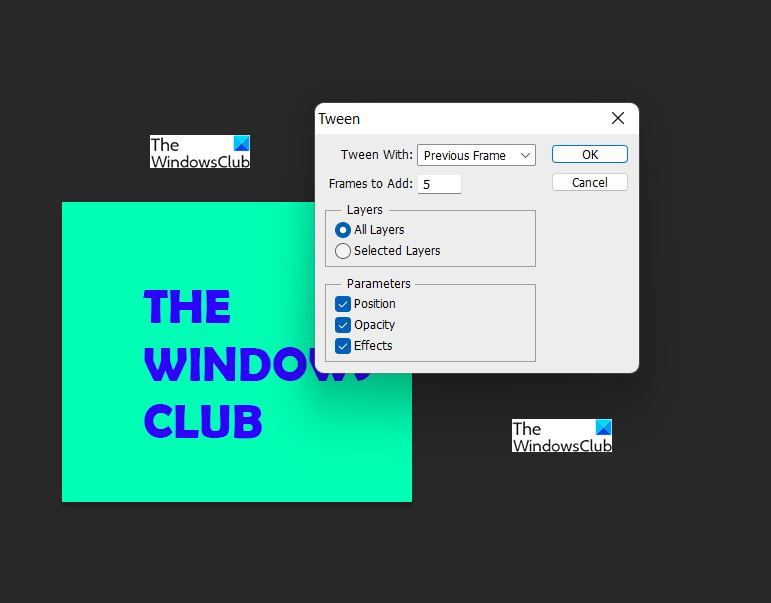 How to make an Animated GIF in Photoshop