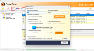 Convert EML to PDF using free online tools and software