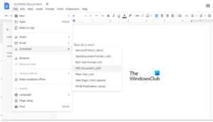 How to create a PDF File on Windows 11/10