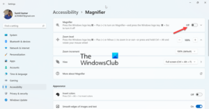 How to Enable or Disable Magnifier on Windows 11/10