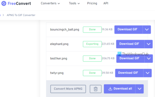How to convert Animated PNG to GIF on Windows PC