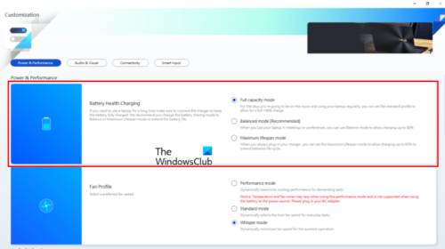 How to limit Battery Charge in Windows 11/10