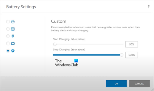 How to limit Battery Charge in Windows 11/10