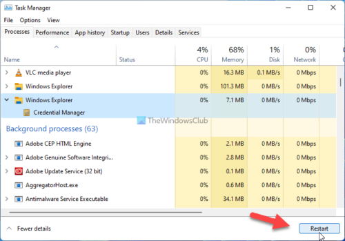 Credential Manager: UI Host is not responding RDP error