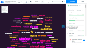 Free Word Cloud Generator software and online tools for Windows PC