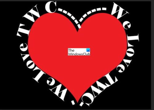 How to curve text around an image in Photoshop