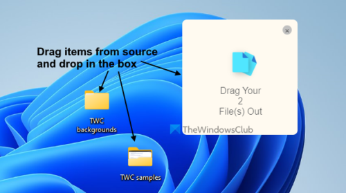 Make Drag-and-Drop easier using DropPoint for Windows PC