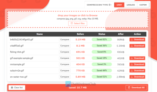 Best free GIF compressor software and online tools for Windows 11