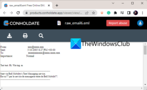How to view EML files in Windows 11/10