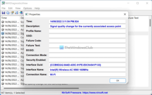 Diagnose wireless connectivity problems with WifiDiagnosticsView