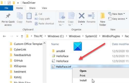 We couldn’t find a camera compatible with Windows Hello Face