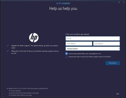 How to use HP JumpStart on Windows 11/10