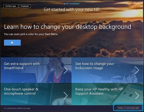 How to use HP JumpStart on Windows 11/10