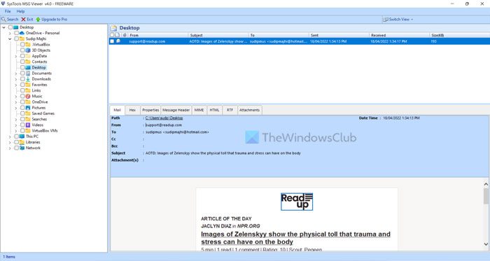 How to open MSG files without Outlook How to open MSG files without Outlook