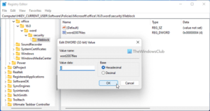 How to open OLD Word documents in Protected View