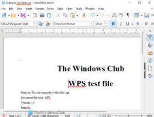 How to open .WPS Works Files on Windows 11/10