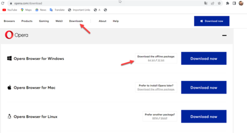 Opera Installer Stuck on Downloading on Windows 11/10