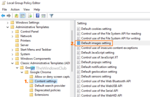 Prevent webpages from showing Images in Google Chrome