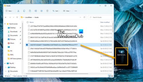 How to display Windows Spotlight backgrounds on Desktop