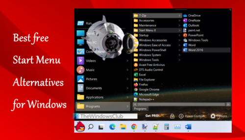 Best free Start Menu Alternatives for Windows 11/10