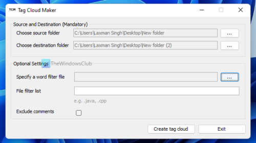 Free Word Cloud Generator software and online tools for Windows PC