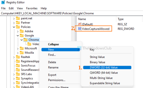 How to allow or deny Video Capture in Chrome browser on Windows 11/10