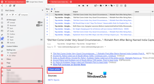 Vivaldi Mail is a powerful new Email client with Calendar, and Feed Reader