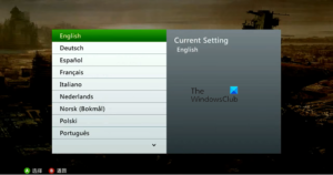How to change language in Xbox 360, Xbox One, Xbox Series X/S