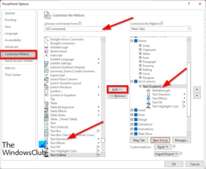 How to create menu tabs in PowerPoint