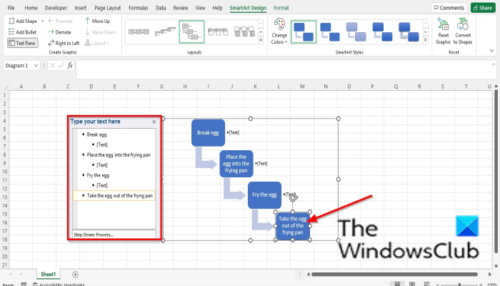 How to insert and modify SmartArt diagrams in Excel