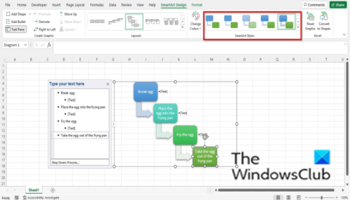 How to insert and modify SmartArt diagrams in Excel