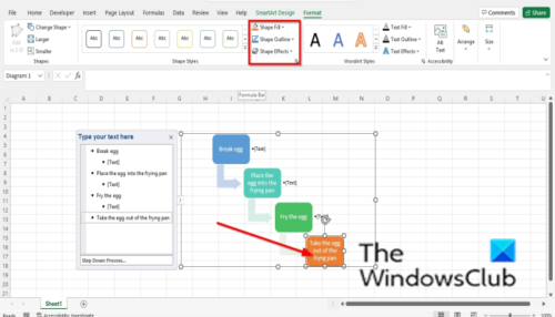 How to insert and modify SmartArt diagrams in Excel