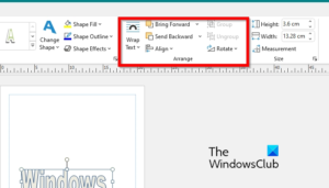 How to insert and modify WordArt in Publisher
