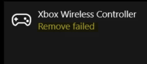 Bluetooth Remove failed; Can't remove Bluetooth Device Windows