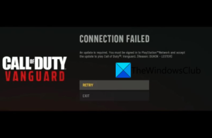 COD Vanguard Error DUHOK - LESTER, Connection Failed [Fixed]