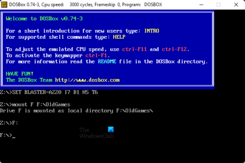 How to run old DOS Programs in Windows 11/10