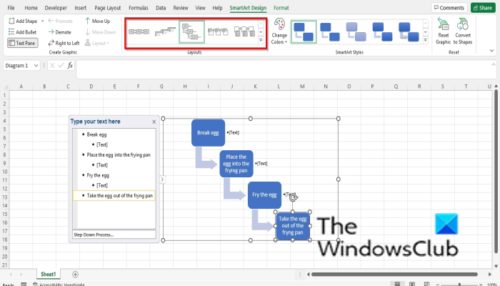 How to insert and modify SmartArt diagrams in Excel