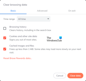 Fix Error code Out of Memory in Chrome, Edge, Brave