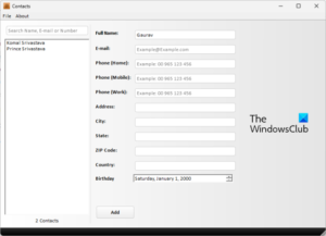 Best free vCard Creator software and online tools for PC