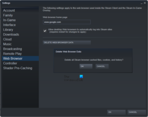 There was an error communicating with the Steam servers. Please try ...