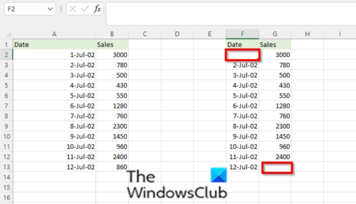 How to create a Step Chart in Excel